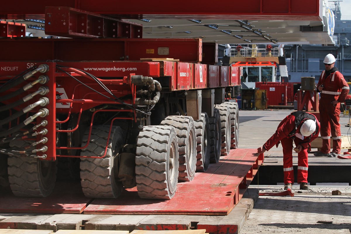 SPMT - Wagenborg Nedlift